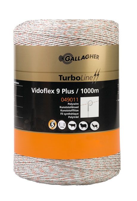 Vidoflex 9 TurboLine Plus - White, 1000m, twisted - at Lands End