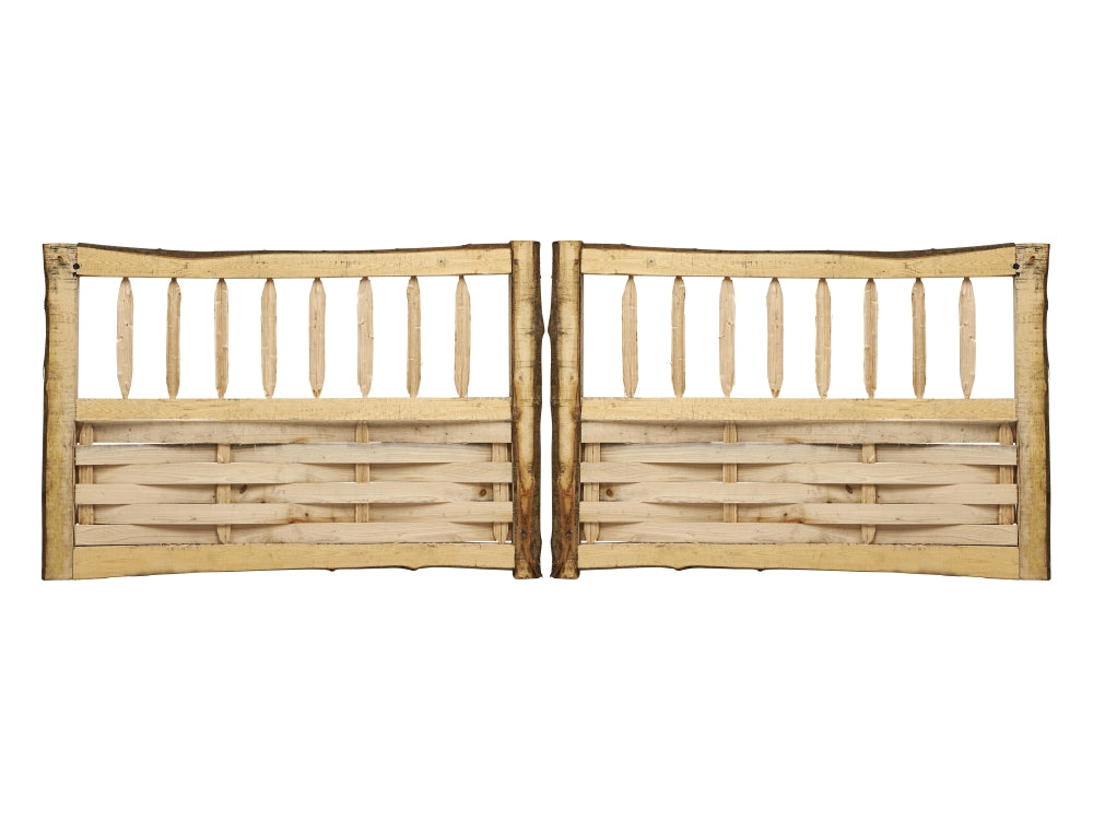 Chestnut Yard Gate 2 x 210cm - 120cm high - at Lands End